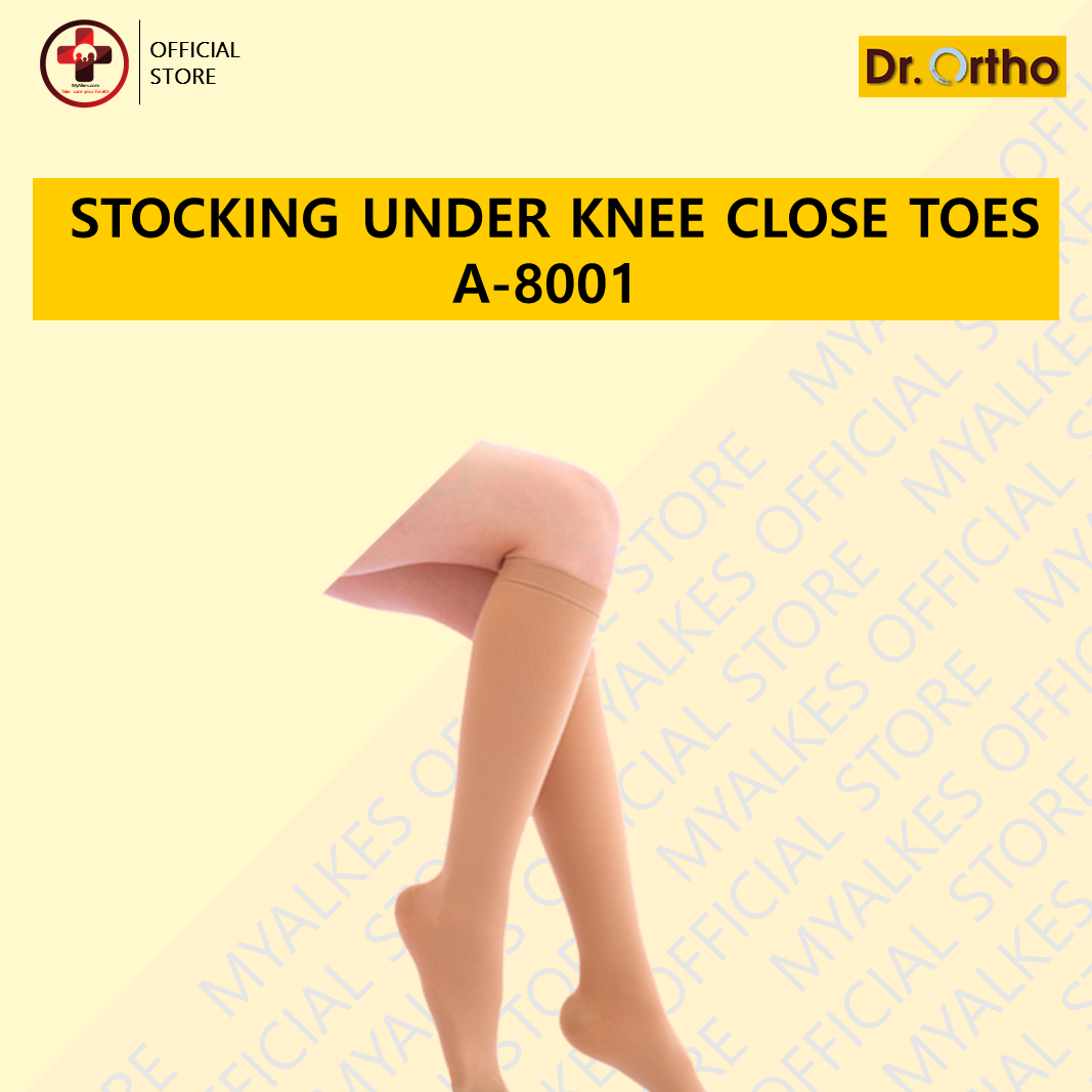Jual Produk Stocking Kesehatan Dr Ortho A-8001 UNDER KNEE CLOSE TOES ...